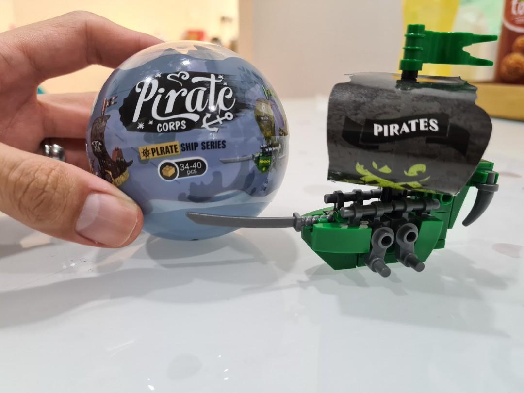 Green Pirate Ship, Hobbies & Toys, Toys & Games on Carousell