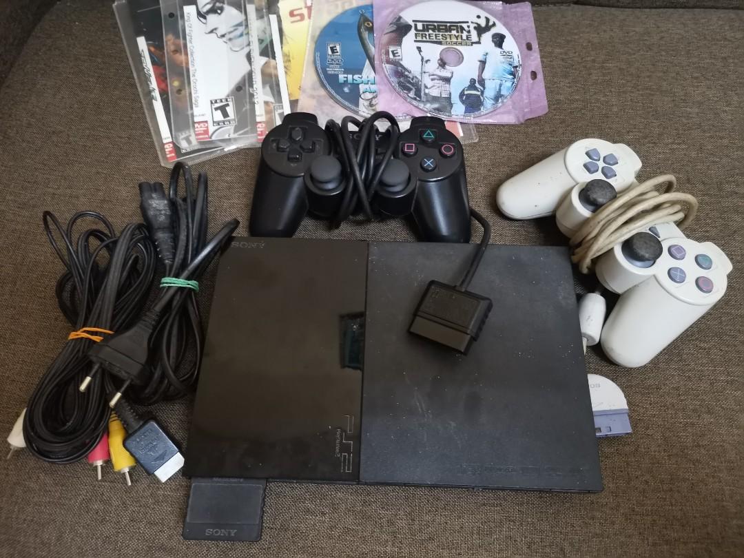 PlayStation 2 PS2 Slim SCHP-90006 Set, Video Gaming, Video Game ...