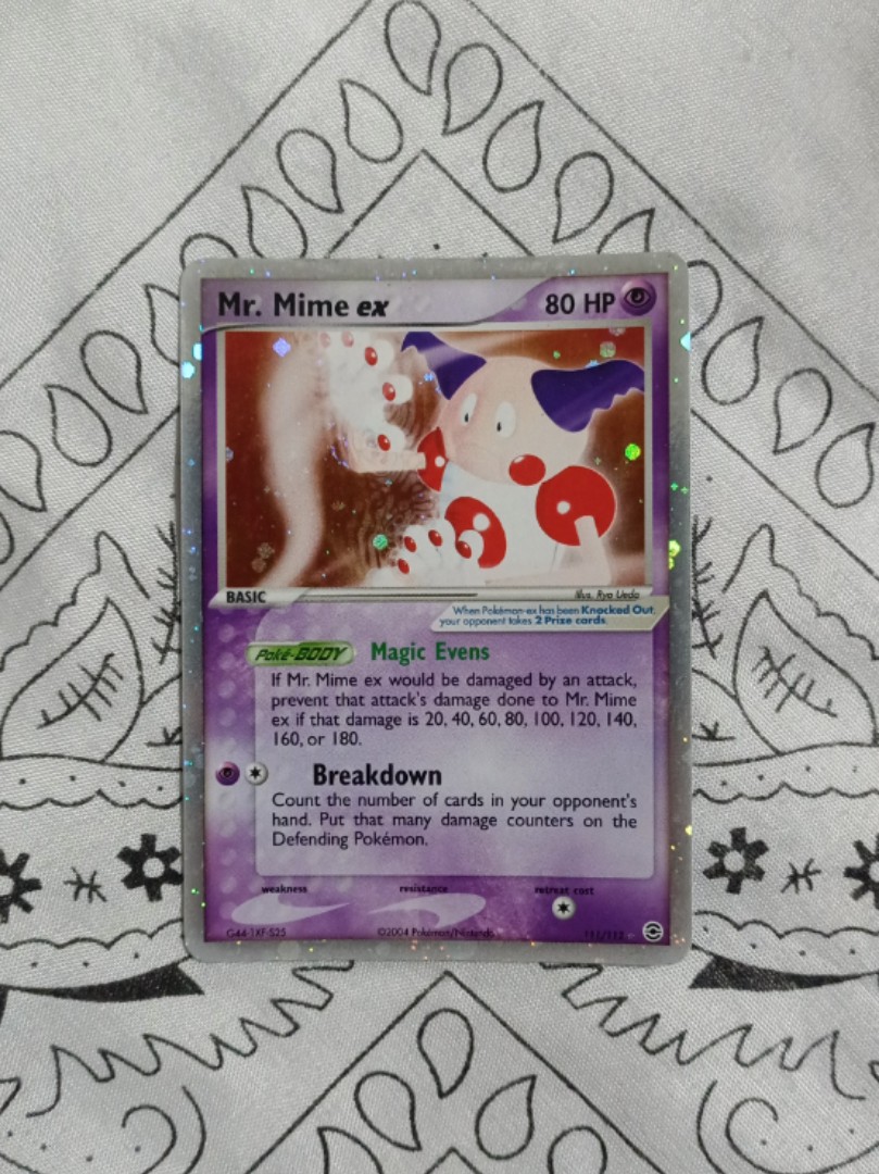 Pokemon Mr. Mime ex holofoil, Hobbies & Toys, Toys & Games on Carousell