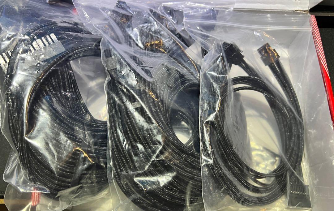 PSU Power Supply Modular Cables, 電腦＆科技, 電腦周邊及配件, 電腦周邊產品 - Carousell
