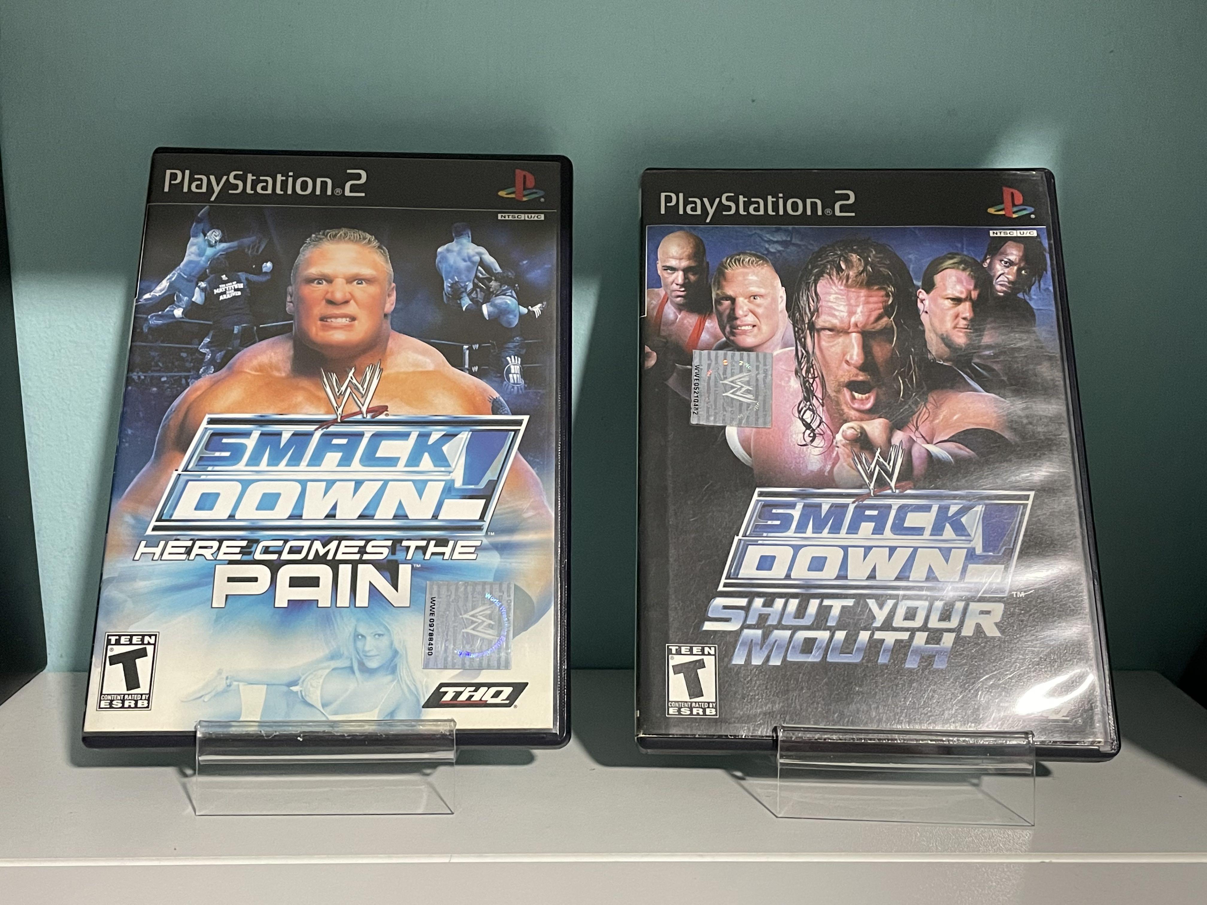 RARE PS2 WWE games, Video Gaming, Video Games, PlayStation on Carousell