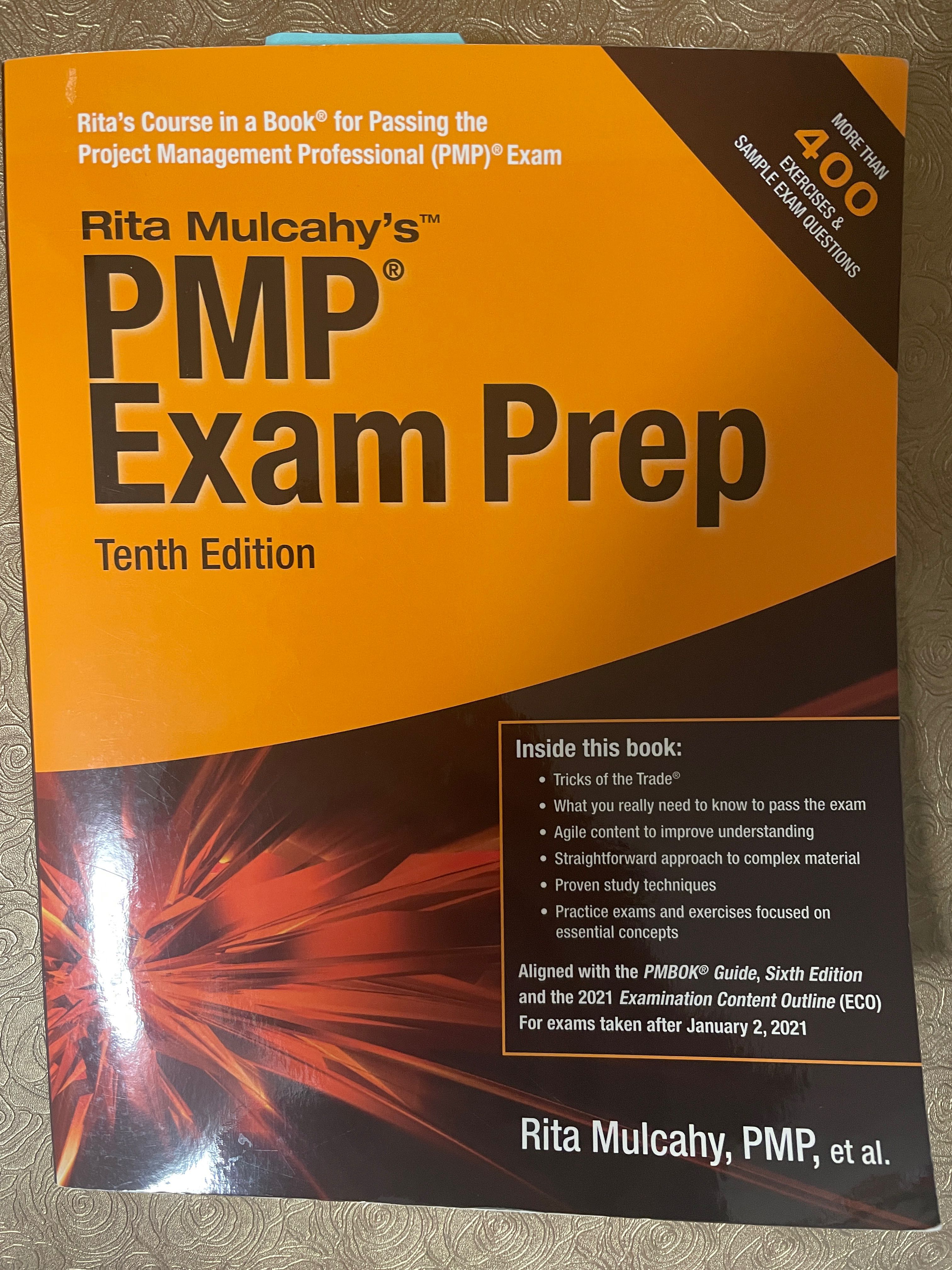 Rita PMP Exam Prep 10th Edition, 興趣及遊戲, 書本 & 文具, 教科書 - Carousell