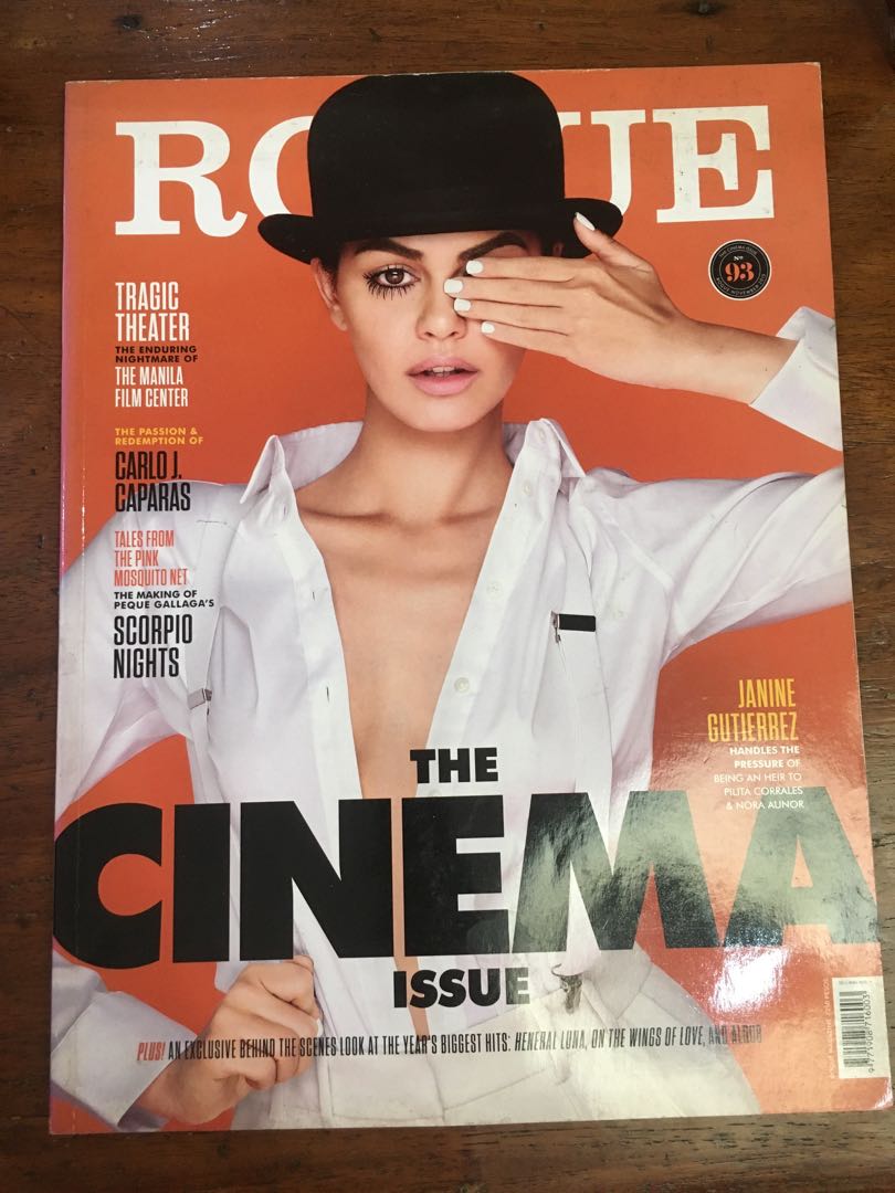 Rogue Magazine - Janine Gutierrez Cover, Hobbies & Toys, Books ...