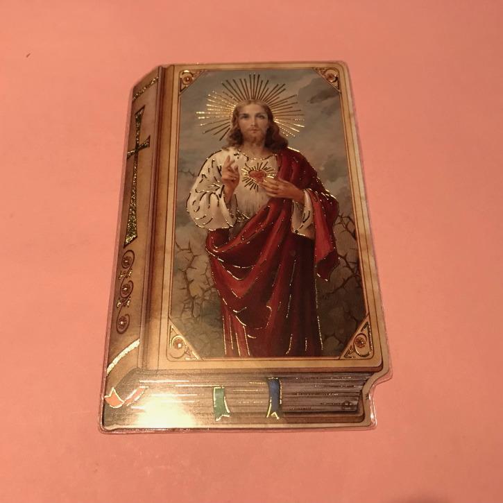 Sacred Heart of Jesus Stampita / Holy card / Prayer Card, Hobbies ...
