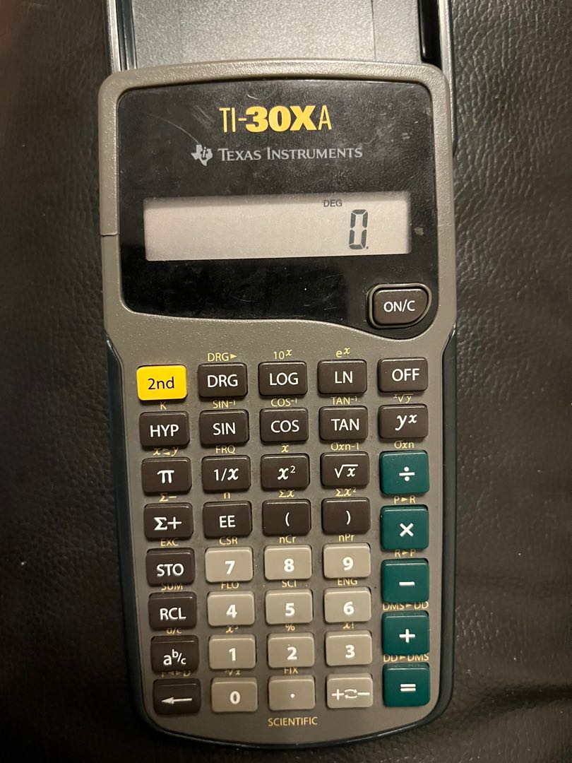 Scientific Calculator TI-30XA, Computers & Tech, Office & Business ...