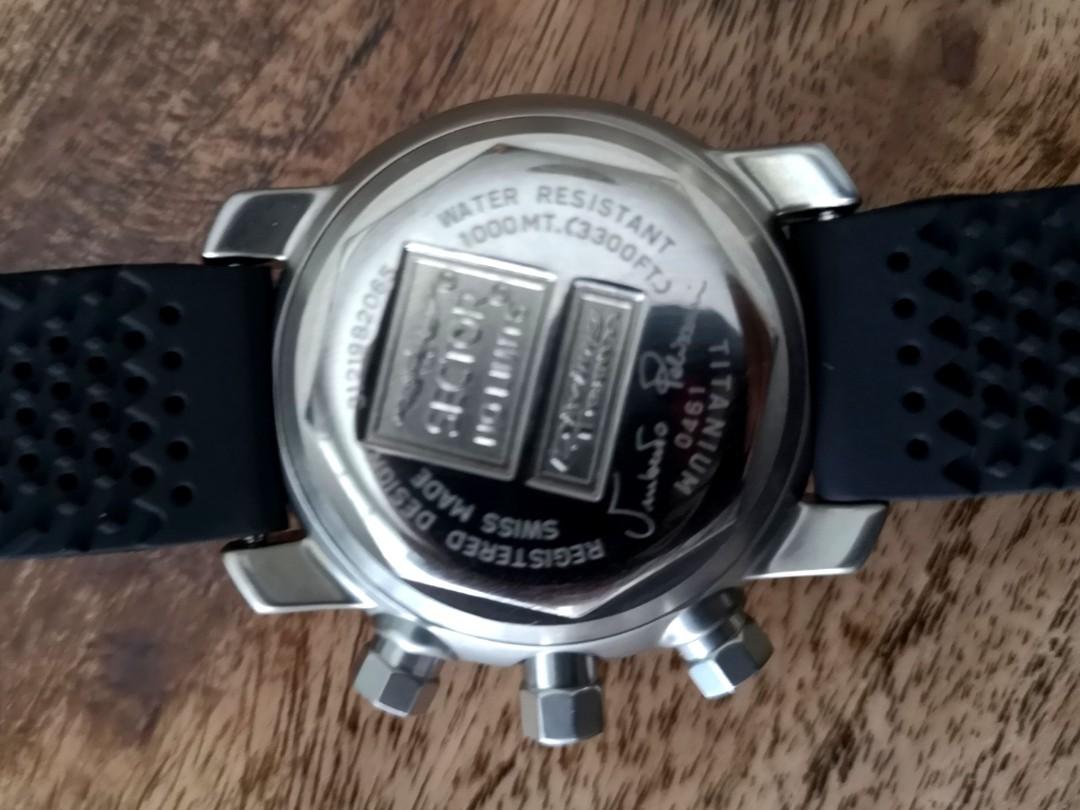 Sector Diving Team 1000m Chronograph Titanium Watch, Luxury, Watches on ...