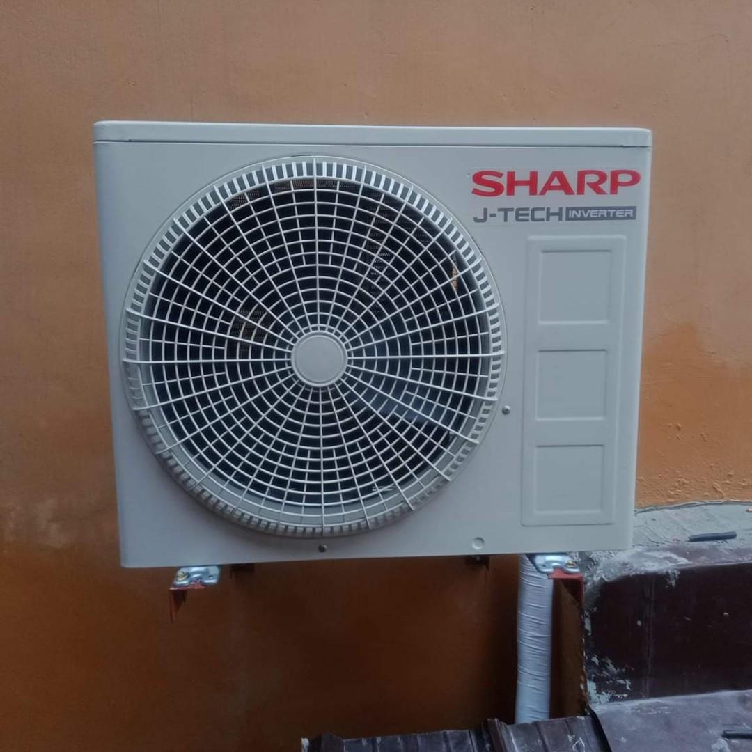Sharp J Tech Inverter Split Type Aircon With Free Installation Brand