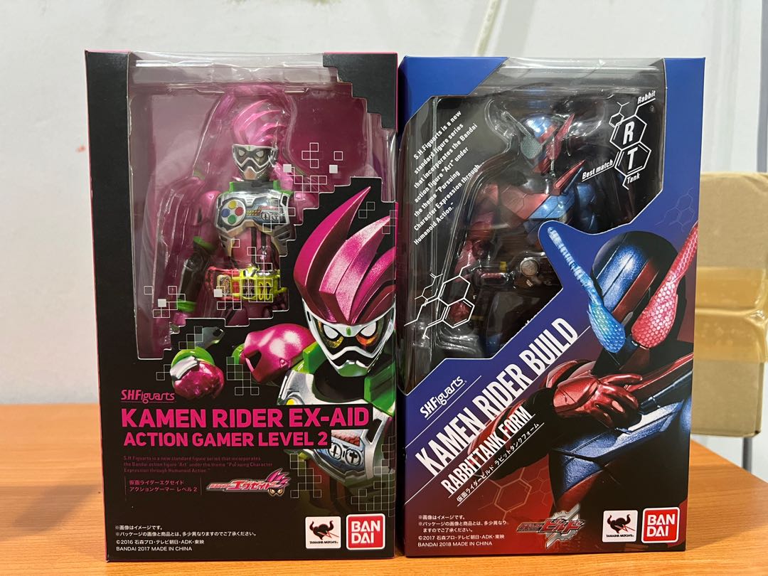 SHF Kamen Rider Ex Aid & SHF Kamen Rider Build, Hobbies & Toys ...
