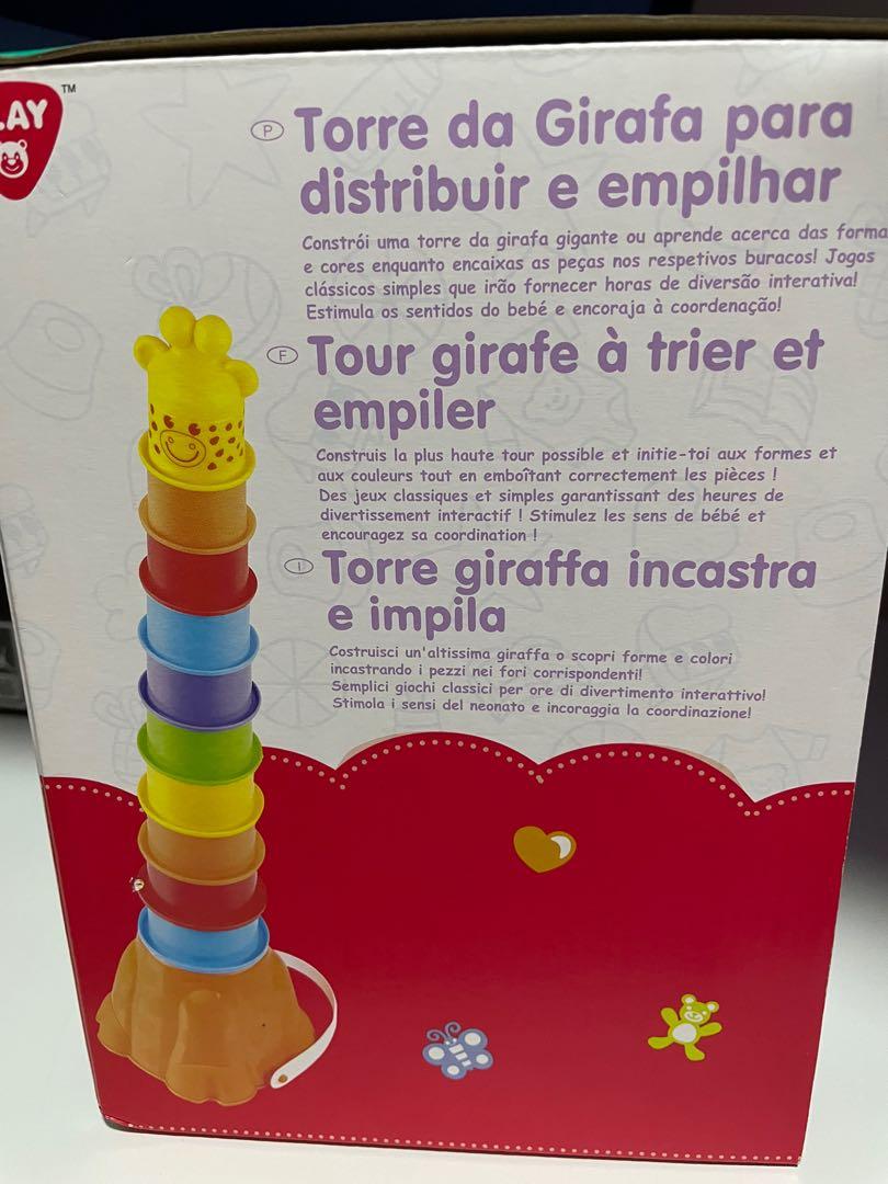 Sort and stack giraffe tower, Babies & Kids, Infant Playtime on Carousell