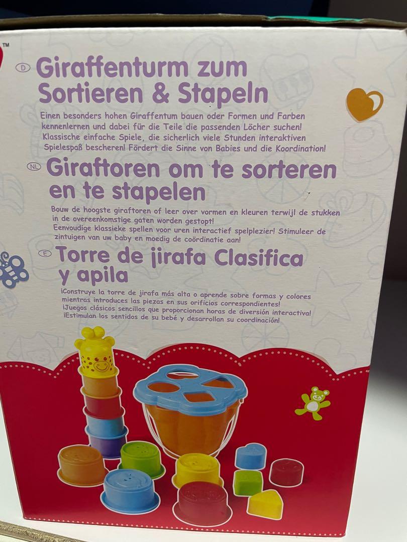 Sort and stack giraffe tower, Babies & Kids, Infant Playtime on Carousell
