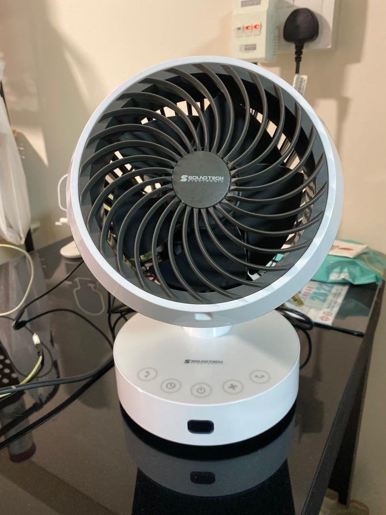 SoundTech Electronic Fan, Furniture & Home Living, Lighting & Fans ...