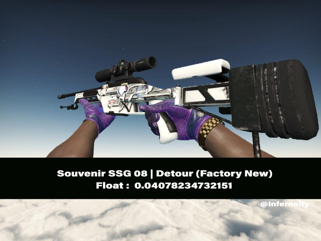 Souvenir SSG 08 Detour FN CSGO SKINS KNIVES, Video Gaming, Gaming Accessories, In-Game Products ...