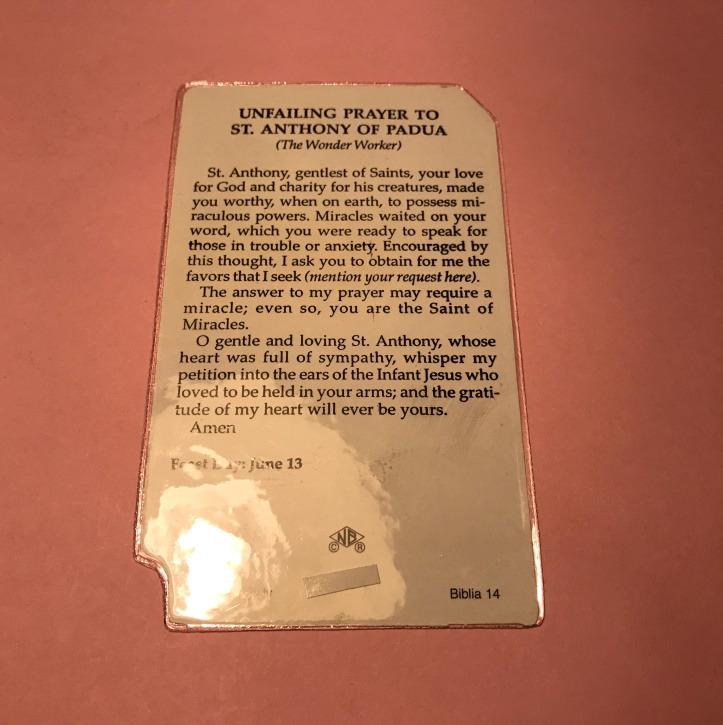 St. Anthony of Padua Stampita / Holy Card / Prayer Card, Hobbies & Toys ...