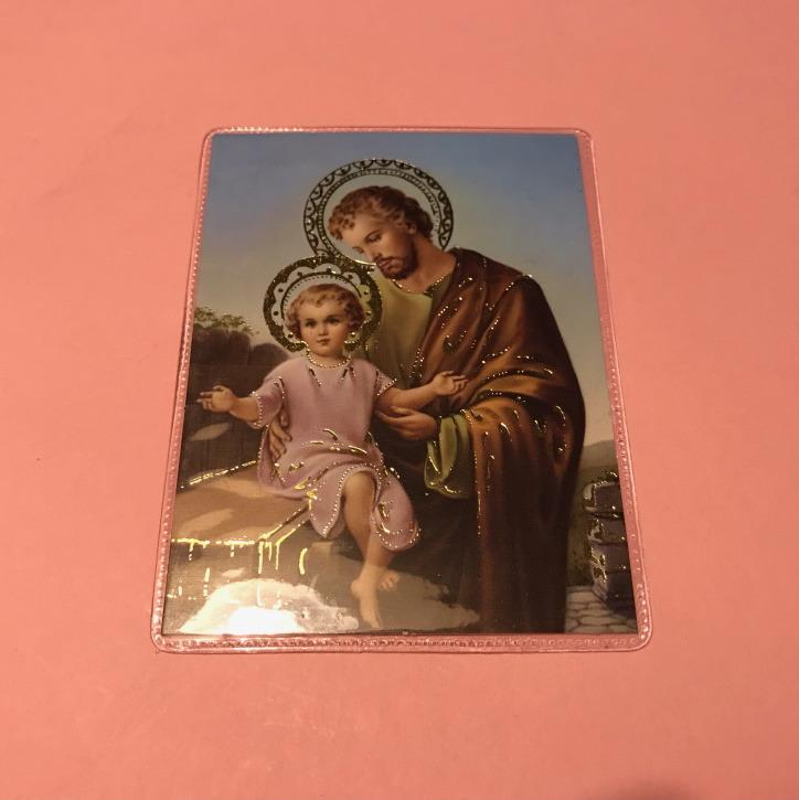 St. Joseph Stampita / Holy Card / Prayer Card, Hobbies & Toys ...