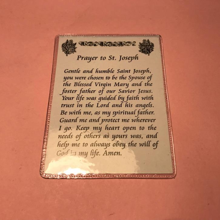 St. Joseph Stampita / Holy Card / Prayer Card, Hobbies & Toys ...