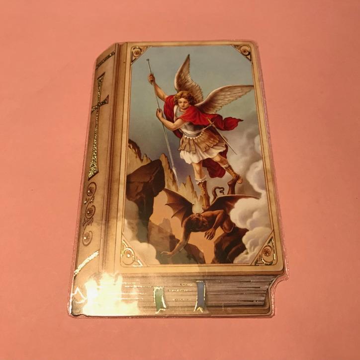 St. Michael the Archangel Stampita / Holy Card / Prayer Card, Hobbies ...
