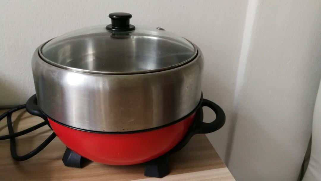 Taiyo Electric Mini Steamboat SM80R, TV & Home Appliances, Kitchen ...