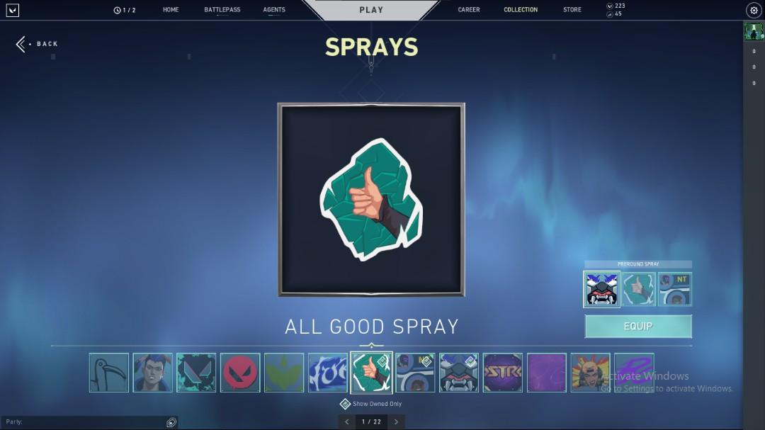 Valorant Bronze 1 account Oni phantom Minima phantom, Video Gaming ...