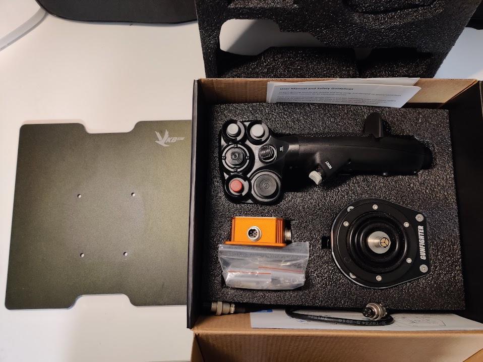 VKB Gunfighter MCG PRO joystick with deskmount / Flight Sim/HOTAS/DCS ...