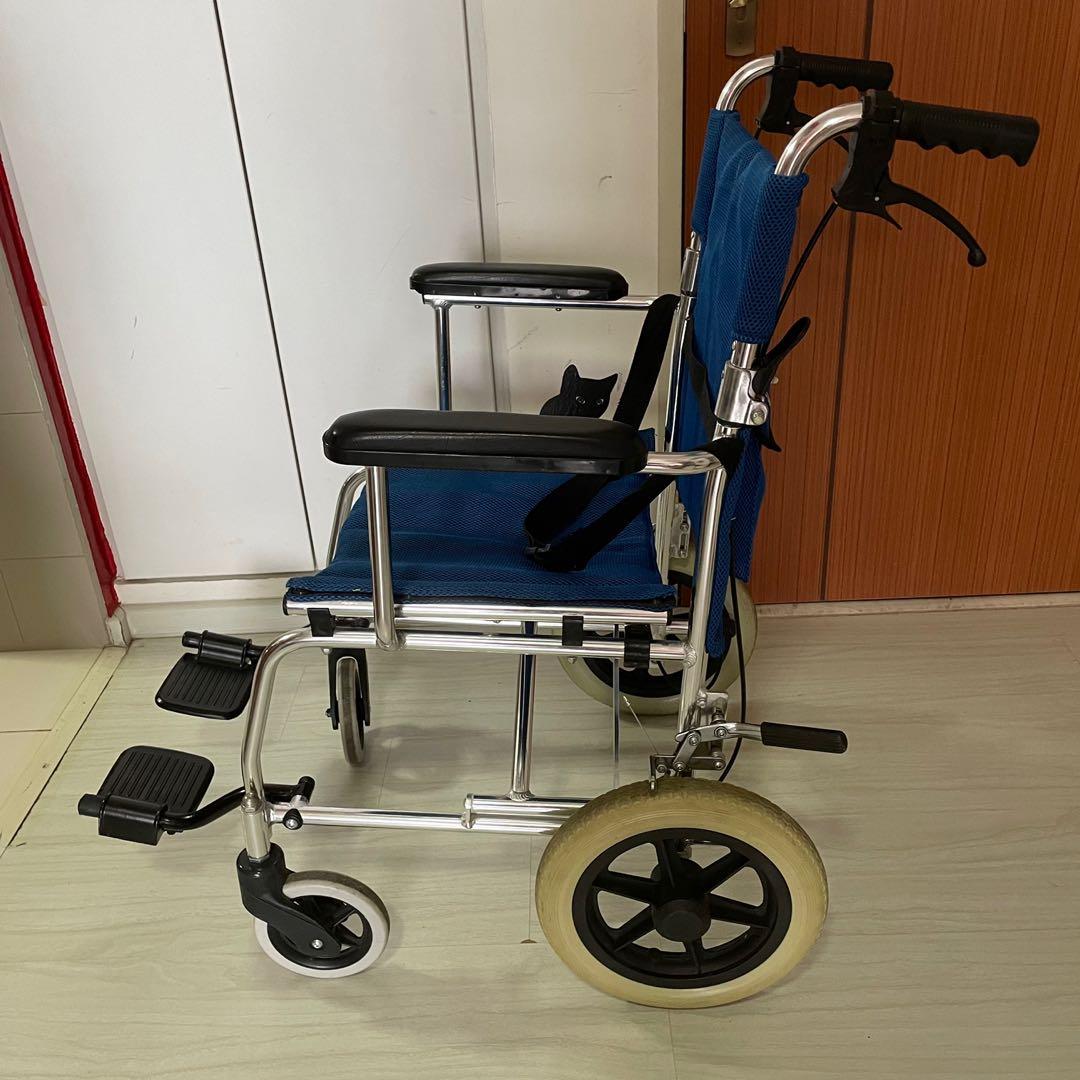 Wheelchair brand FALCON foldable lightweight pushchair elderly patients ...
