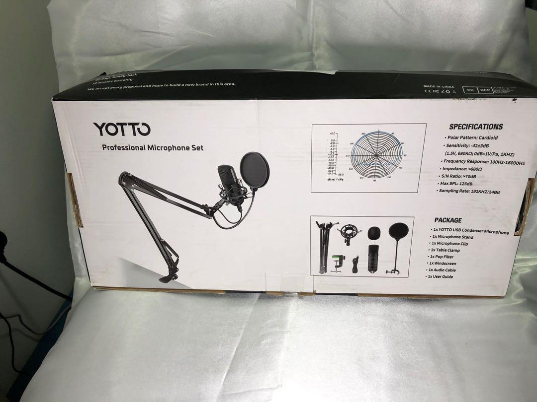 YOTTO Professional Microphone Set, Audio, Microphones on Carousell