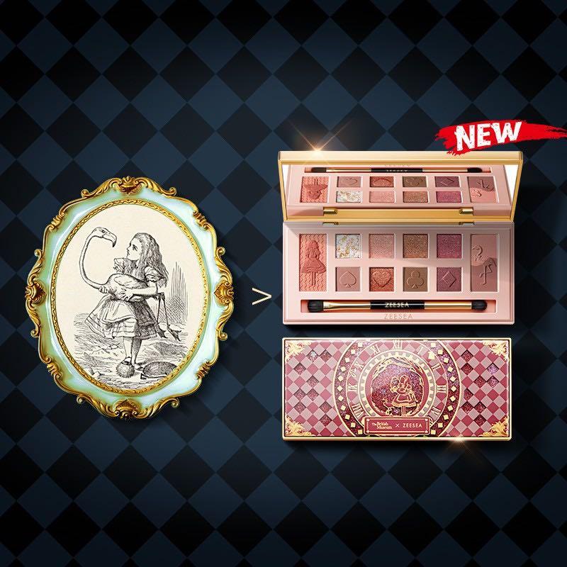 ZEESEA x British Museum Alice in Wonderland Eyeshadow Palette, Beauty & Personal Care, Face ...