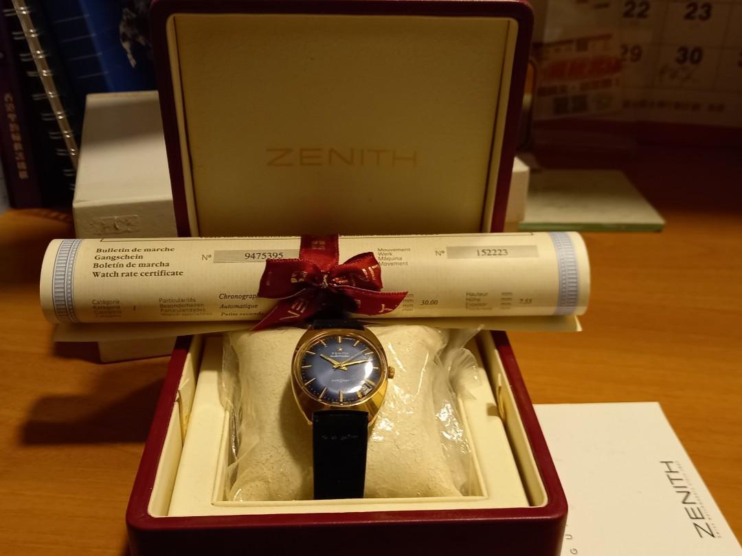 古董錶Zenith automatic vintage watch, 名牌, 手錶 - Carousell