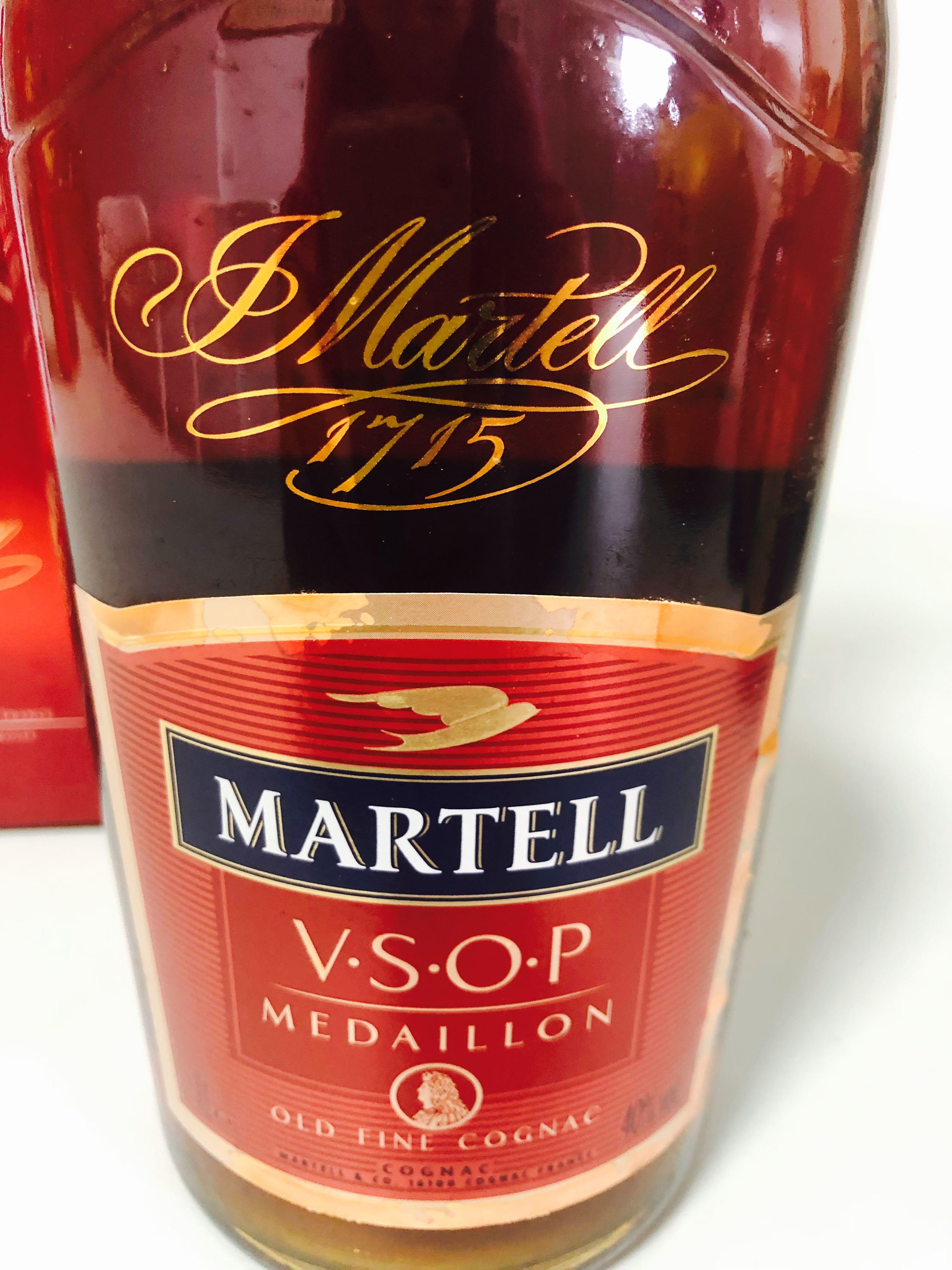 1715 Martell VSOP Medaillon Old Fine Cognac, Food & Drinks, Alcoholic Beverages on Carousell