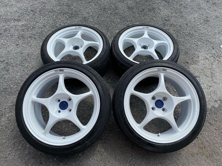 17" Rim Enkei RP01 4x100 8JJ, Auto Accessories on Carousell