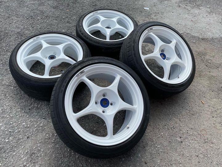 17" Rim Enkei RP01 4x100 8JJ, Auto Accessories on Carousell
