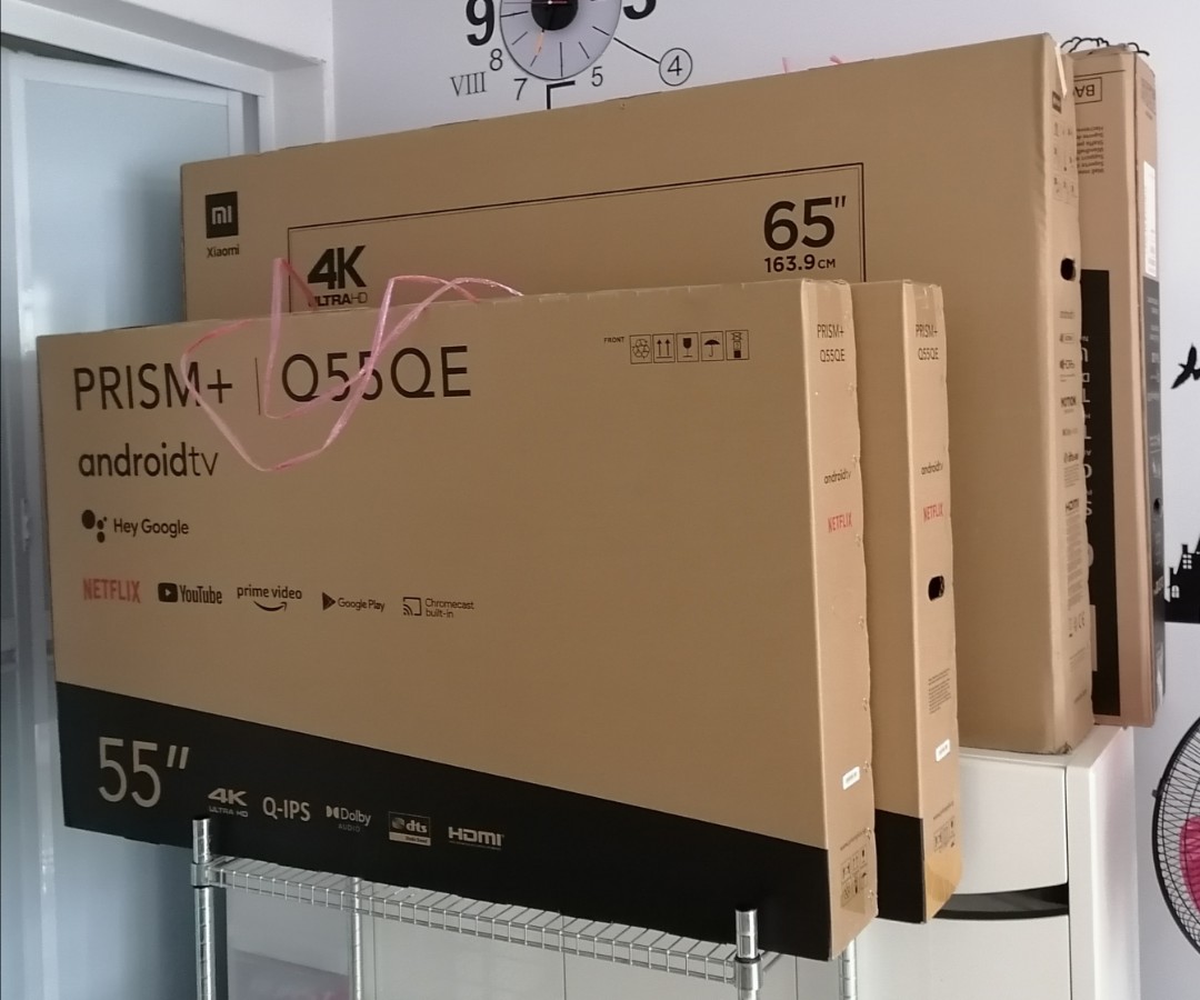 55" Prism+ TV Empty Box / 65" Mi TV Box / 65" Prism+ TV Box, TV & Home ...
