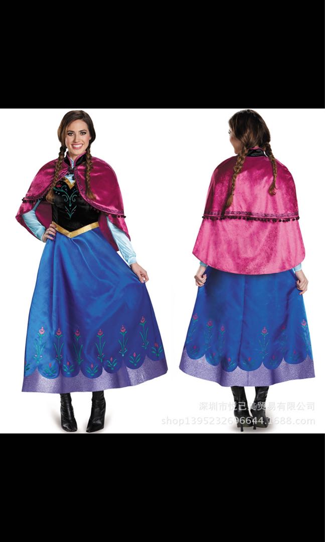 Anna Frozen Adult Costume Women S Fashion Tops Other Tops On Carousell