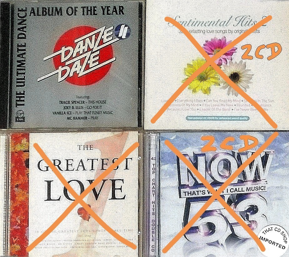 arthcd CDs at 4 each - DANZE DAZE, GREATEST LOVE OF ALL, SENTIMENTAL ...
