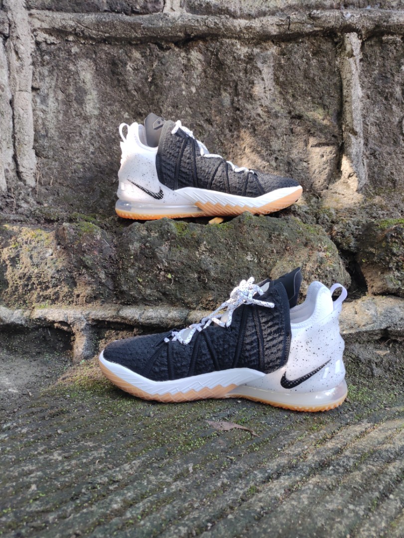 AUTHENTIC LEBRON 18 OREO, Men's Fashion, Footwear, Sneakers on Carousell