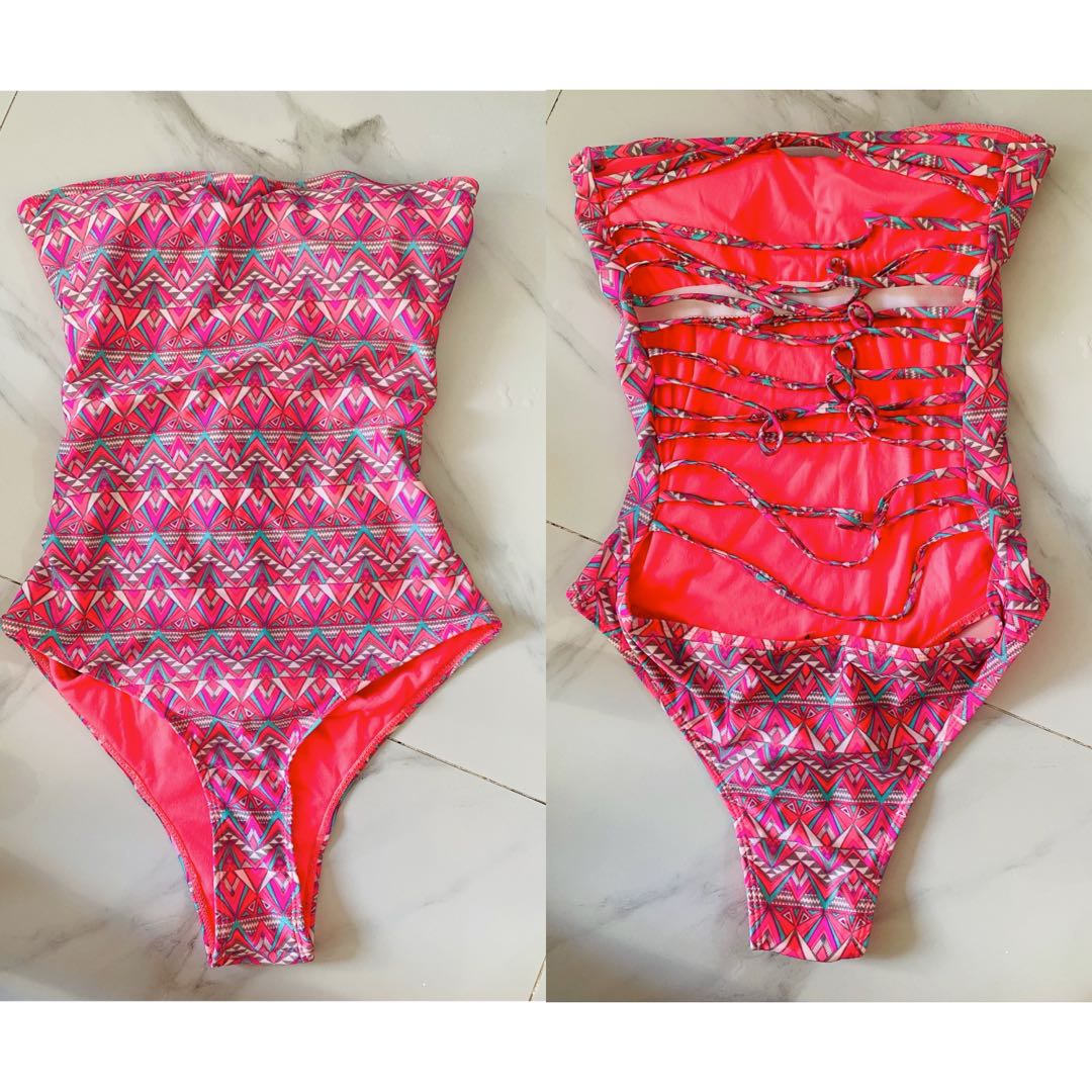 AZTEC ONE PIECE SWIMSUIT, Women's Fashion, Swimwear, Bikinis ...