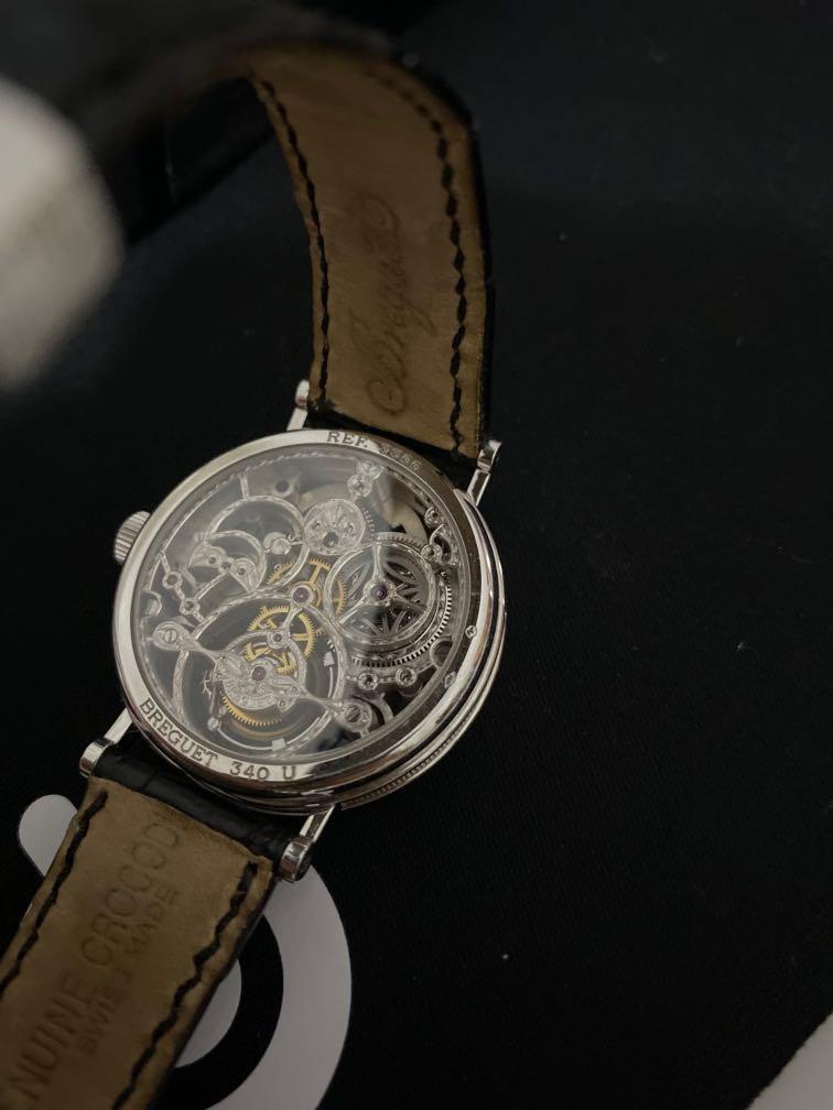 Breguet tourbillon 3355 Skeleton Platinium, Luxury, Watches on Carousell