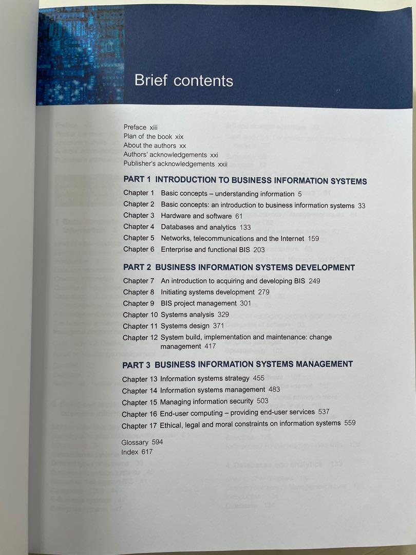 Business Information Systems sixth edtion, Computers & Tech, Office ...
