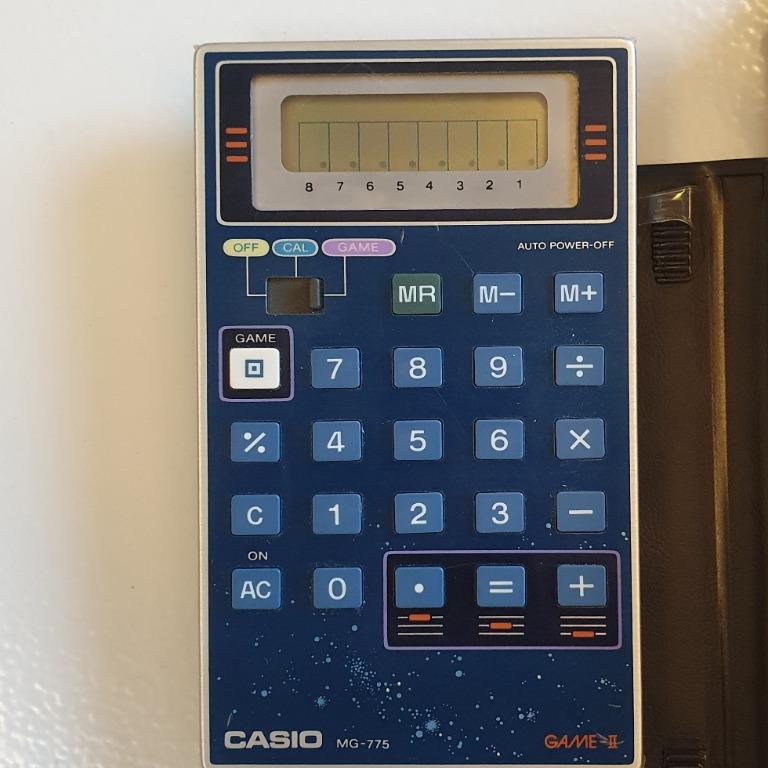 Casio Game Calculator Attack 8 Rare New Looking circa 1980s, Hobbies ...