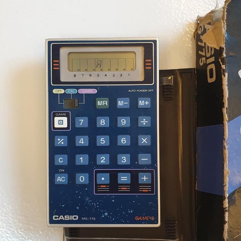 Casio Game Calculator Attack 8 Rare New Looking circa 1980s, Hobbies ...
