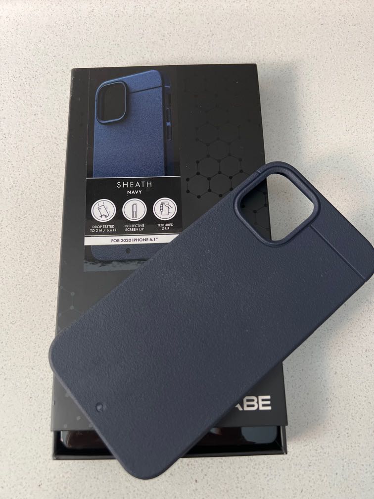 Caudabe Sheath Navy Blue for IPhone 12 Pro, Mobile Phones & Gadgets ...