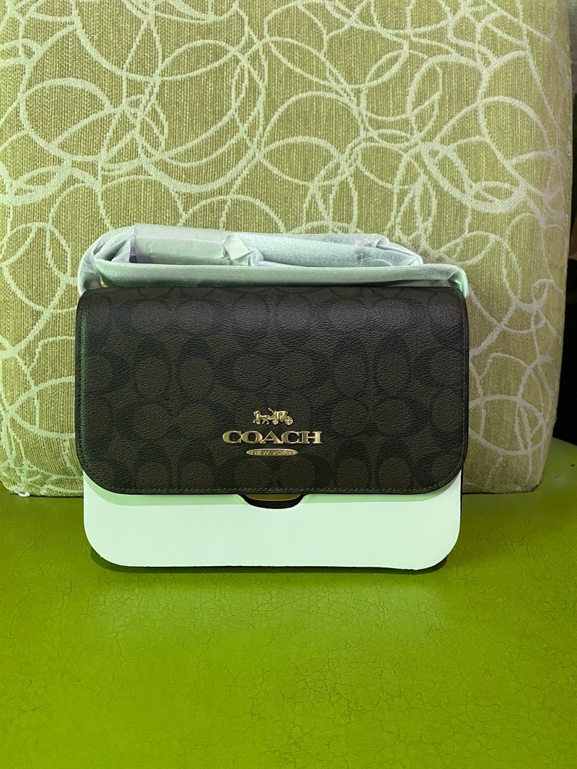 Coach Brynn Flap Crossbody in Signature C in Coated Canvass, Women's ...