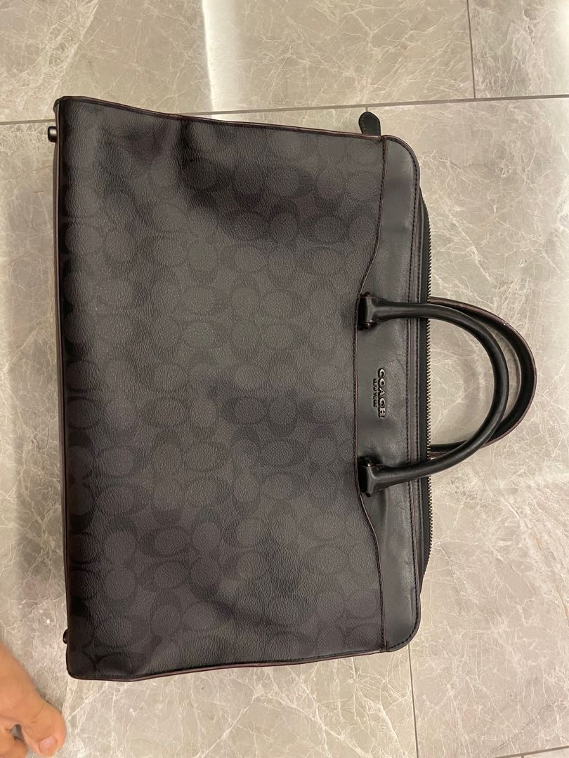 Coach document Bag, Men's Fashion, Bags, Briefcases on Carousell
