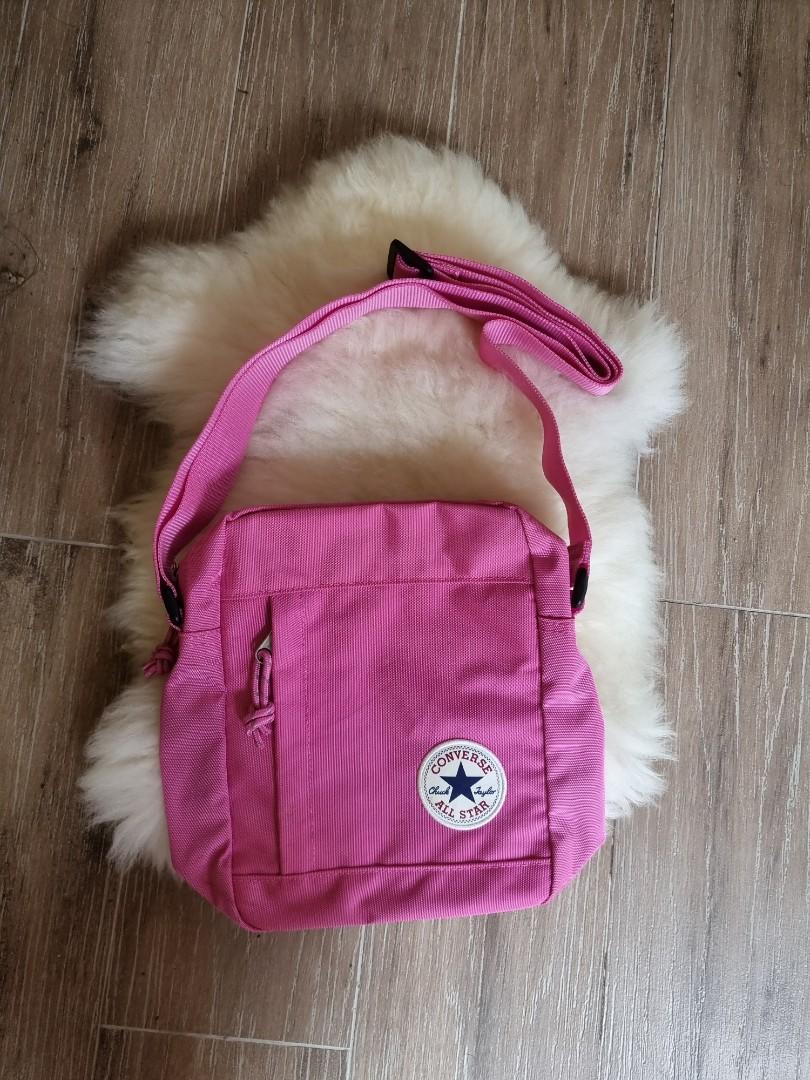 Converse Bubble Gum Pink Cross Body, Women's Fashion, Bags & Wallets ...