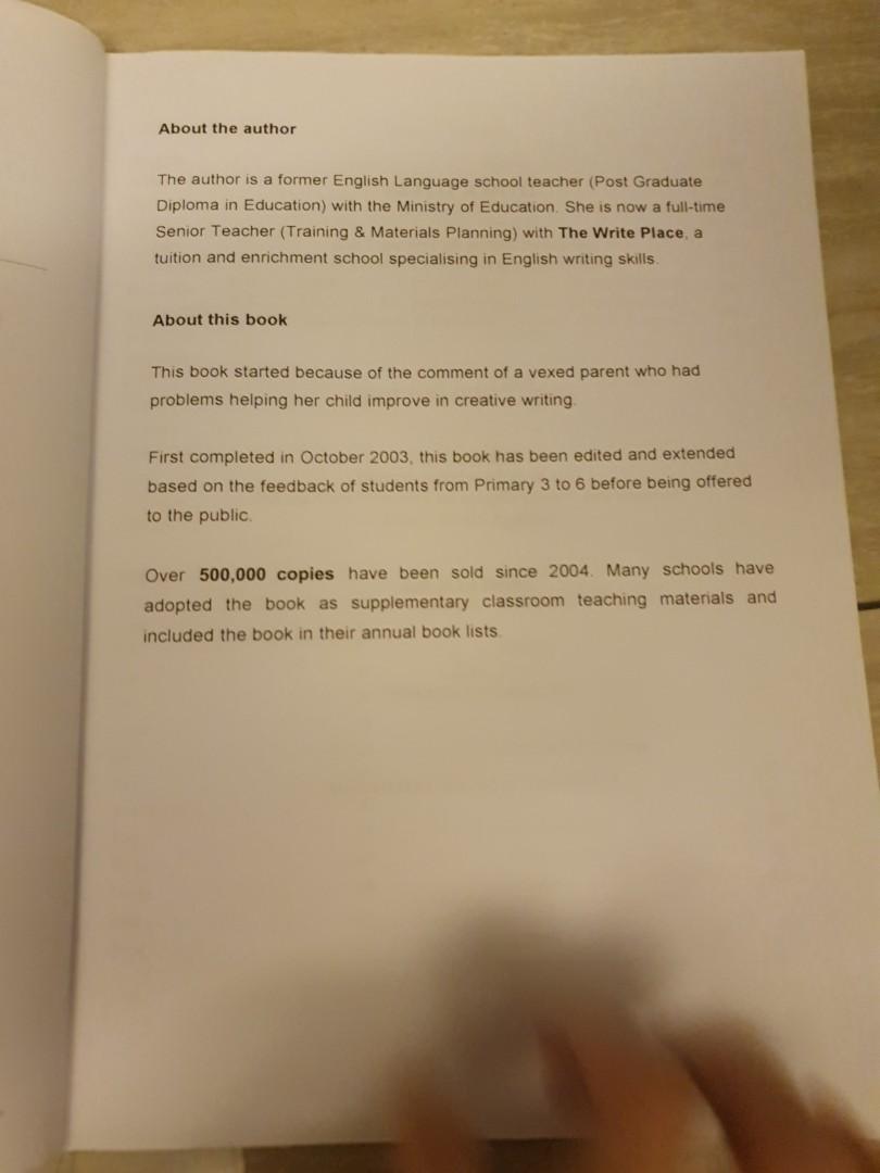 Creative writing for Primary 3 to 6, Hobbies & Toys, Books & Magazines ...