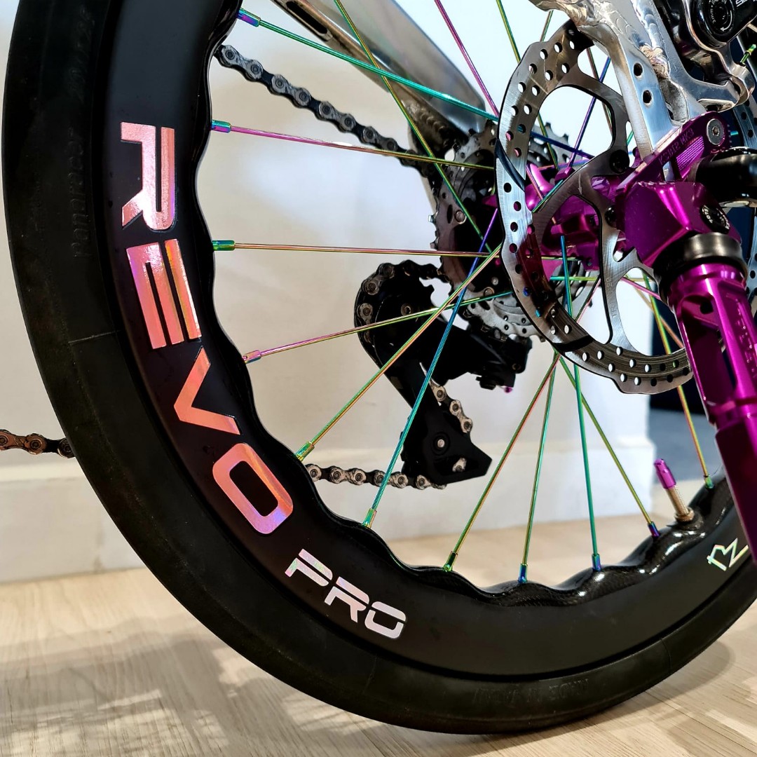 Customised BZ REVO Pro rim stickers, Sports Equipment, Bicycles & Parts ...