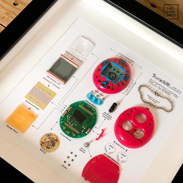 Deconstructed phone art - Tamagotchi 1996-1998, Mobile Phones & Gadgets ...
