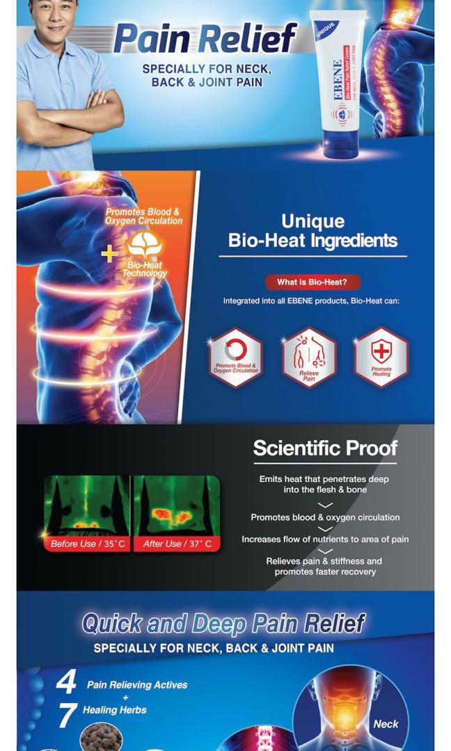 Ebene pain relief cream, Beauty & Personal Care, Bath & Body, Body Care ...