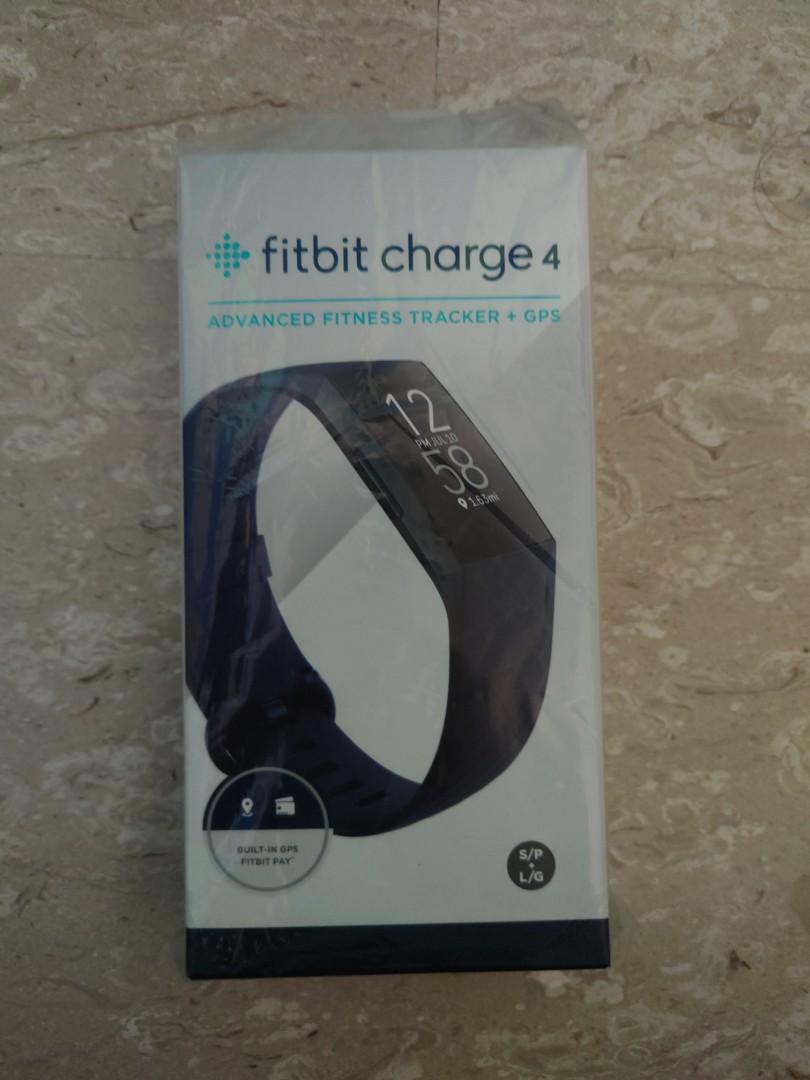 fitbit charge 4 dark blue, Mobile Phones & Gadgets, Wearables & Smart ...