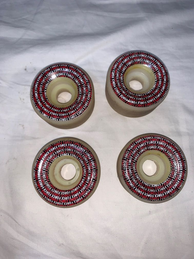 force skateboard wheels conical spiral, Sports Equipment, Other Sports ...