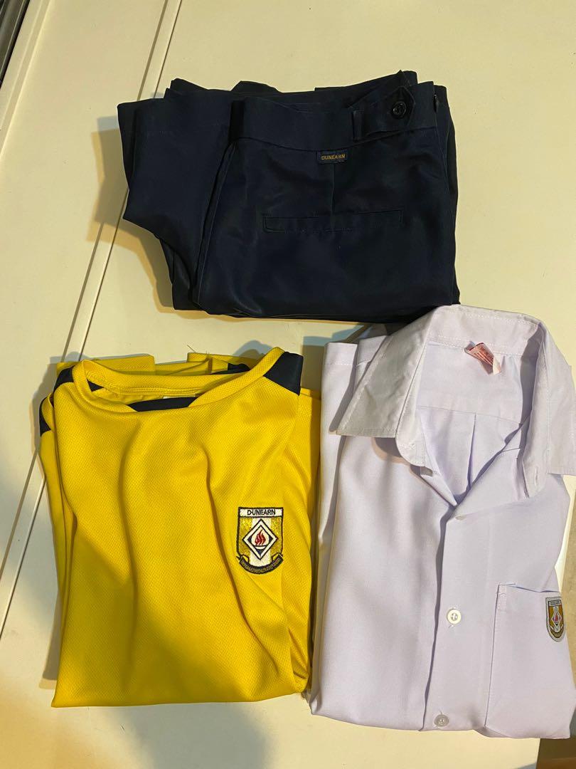 Free Dunearn Secondary Uniforms For Sec 1/2, Men's Fashion, Tops & Sets ...